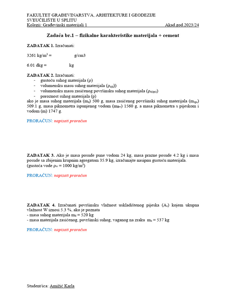 Zadaca 1 (1) Za Katarinu | PDF