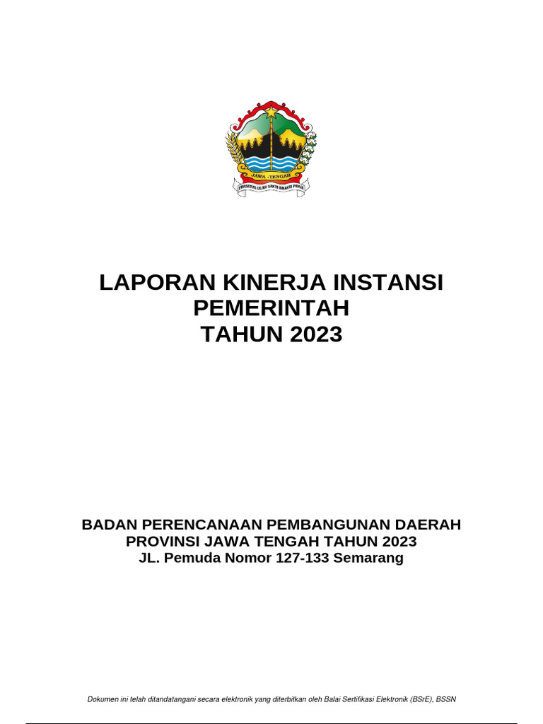 LKjIP 2023 TTD + Lampiran | PDF