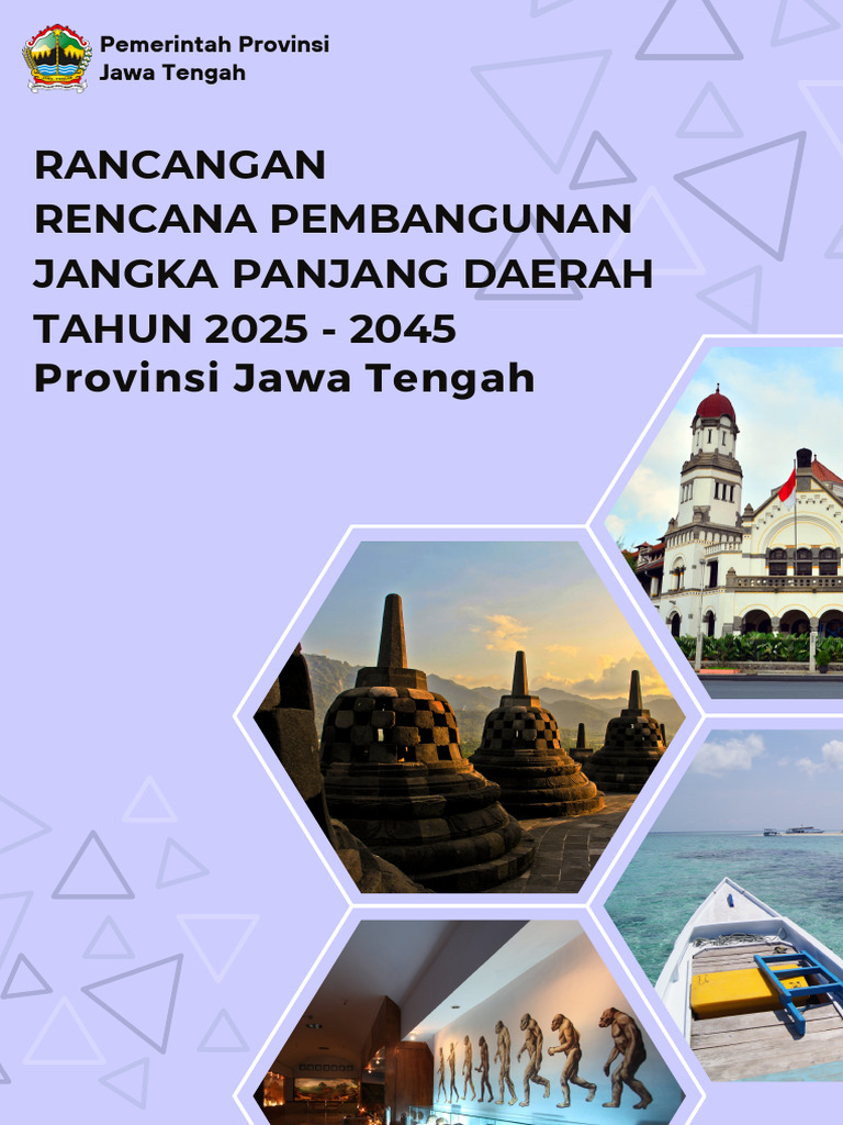 Rancangan RPJPD Jateng - Bahan Musrenbang | PDF