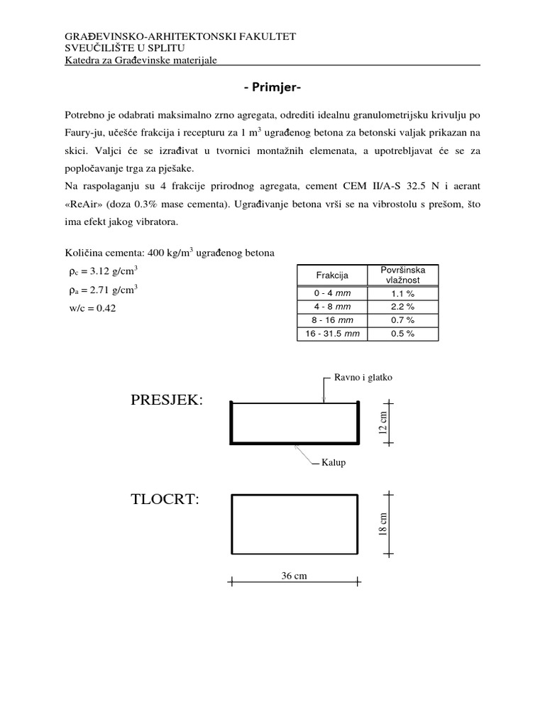 Vjezba Primjer | PDF