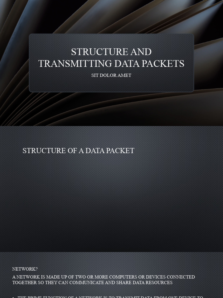 Structure and Transmitting Data Packets | Download Free PDF | Packet Switching | Computer Network
