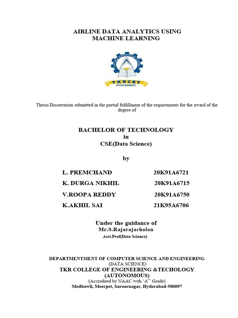 Batch 04 Documentation 1 | Download Free PDF | Data Analysis | Machine Learning