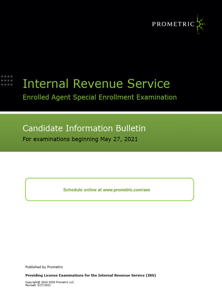 IRS SEE Candidate Information Bulletin | PDF | Identity Document ...