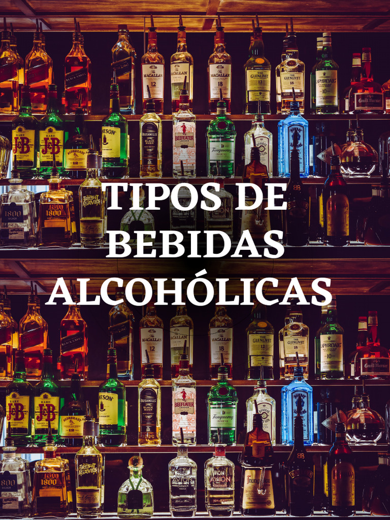 Tipos de Bebidas Alcohólicas | PDF | Bebidas alcohólicas | Bebida