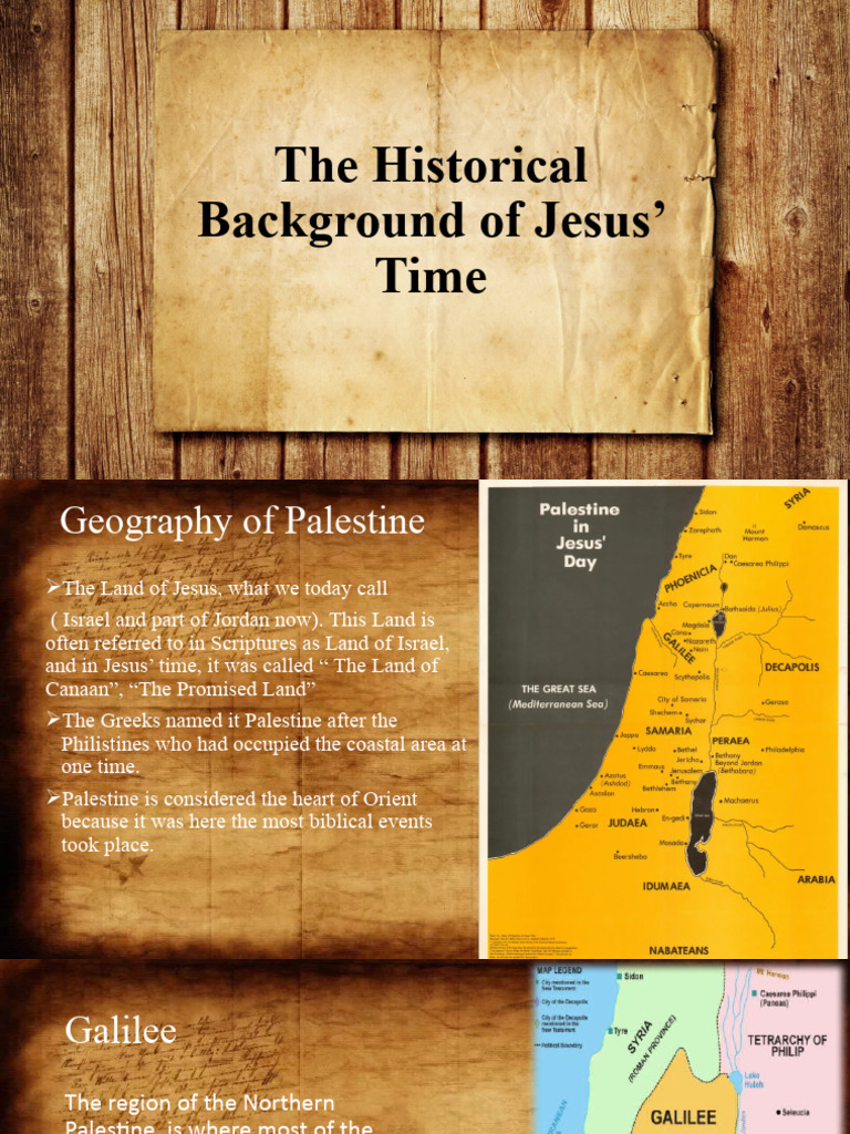 Geography and Politics of Jesus' Palestine | PDF | Jesus | Herod The Great