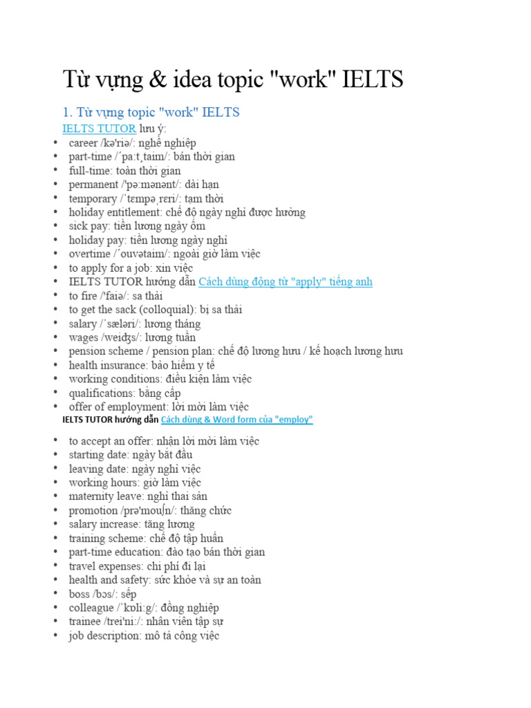 Topic Work | Download Free PDF | Industrial Relations | Working Conditions