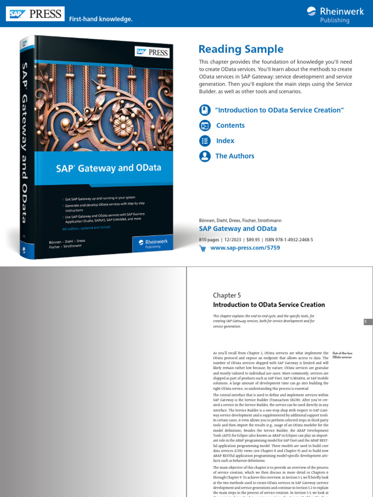 Sap Gateway An Do Data | PDF | Software Engineering | Software Development