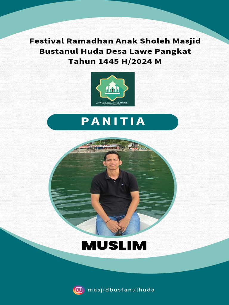 Contoh ID Card Atau Bet Panitia Lomba | PDF