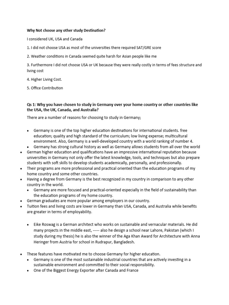 Visa Interview - Docx Version 1 | PDF | Efficient Energy Use ...