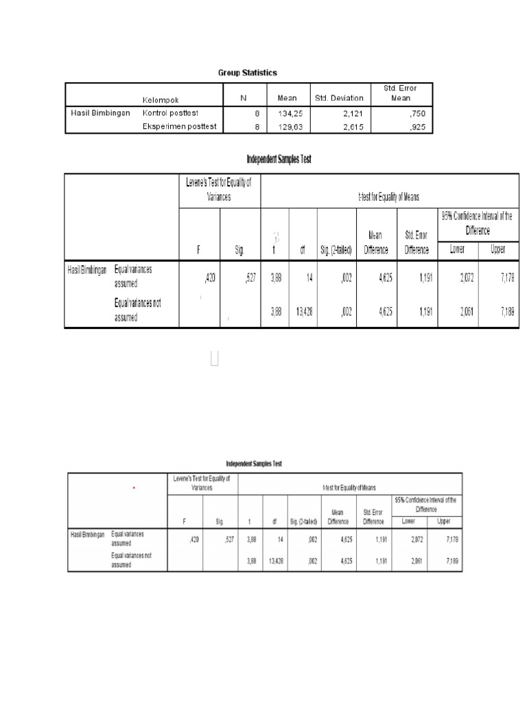 Uji - T (1) Ok | PDF