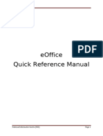 EOffice Quick Guide | PDF | Computer File | Computing