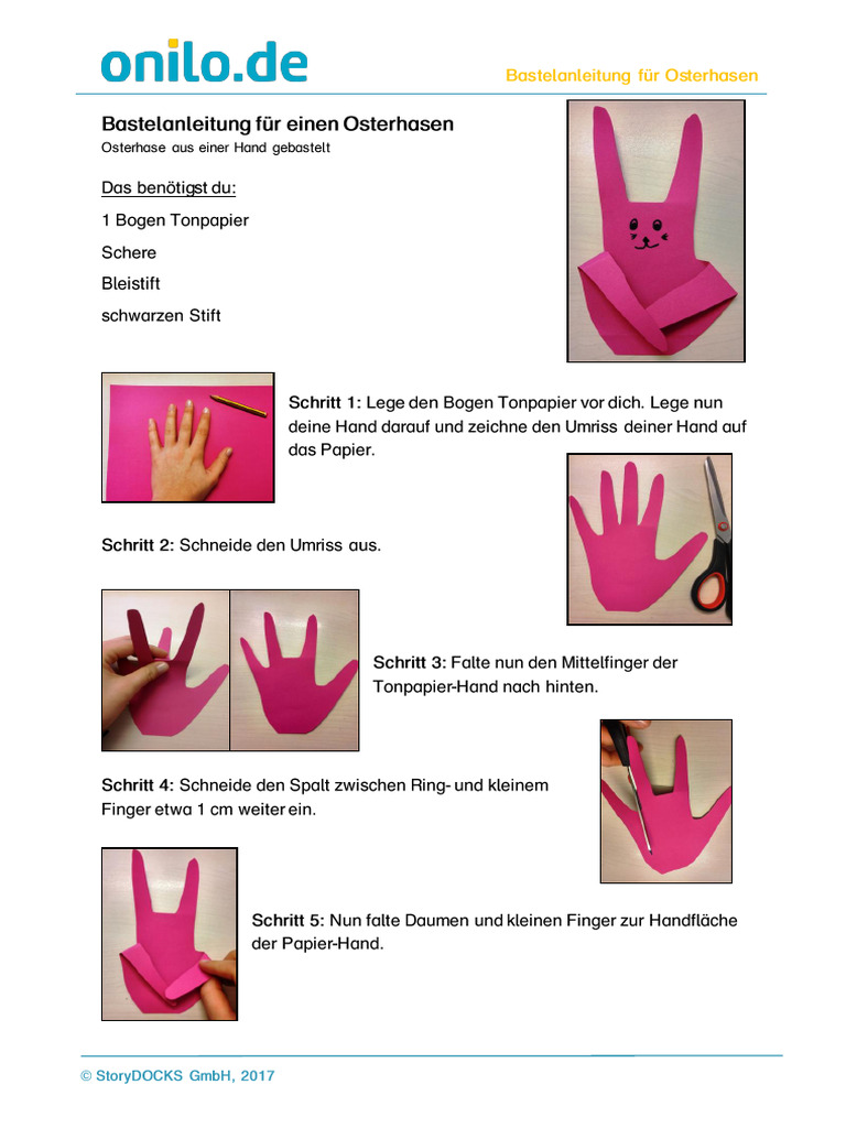 Onilo_Bastelanleitung_Osterhasen | PDF