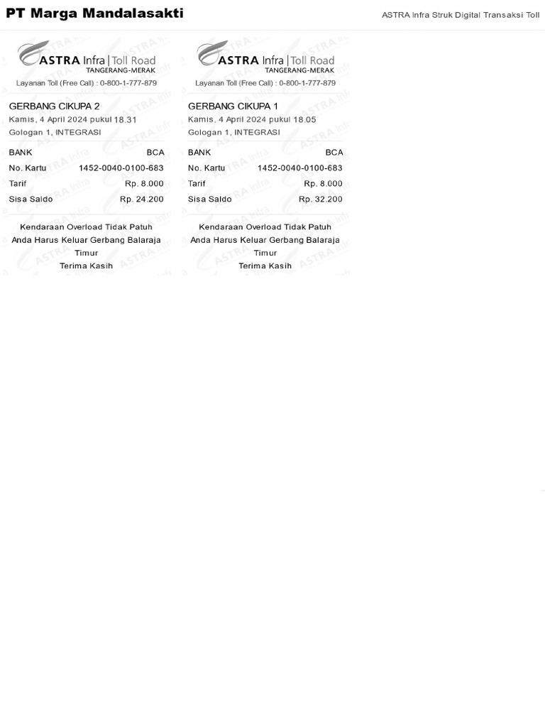 04 04 2024 Struk | PDF