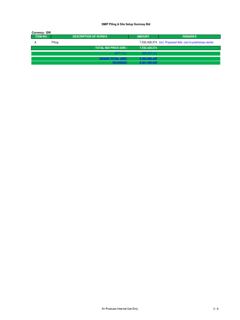5135-Ce-Smip Pilingsite Setup RFQ - RC 21-03-2024 | PDF | Deep ...