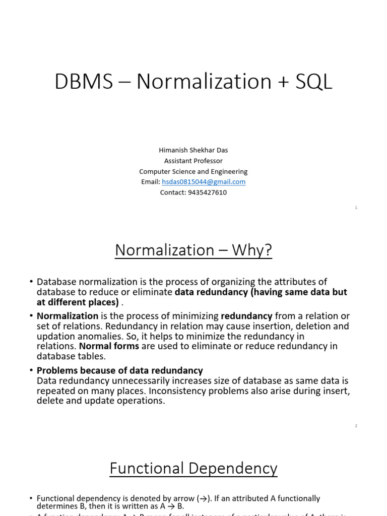 DBMS Revision | PDF | Relational Model | Data Model