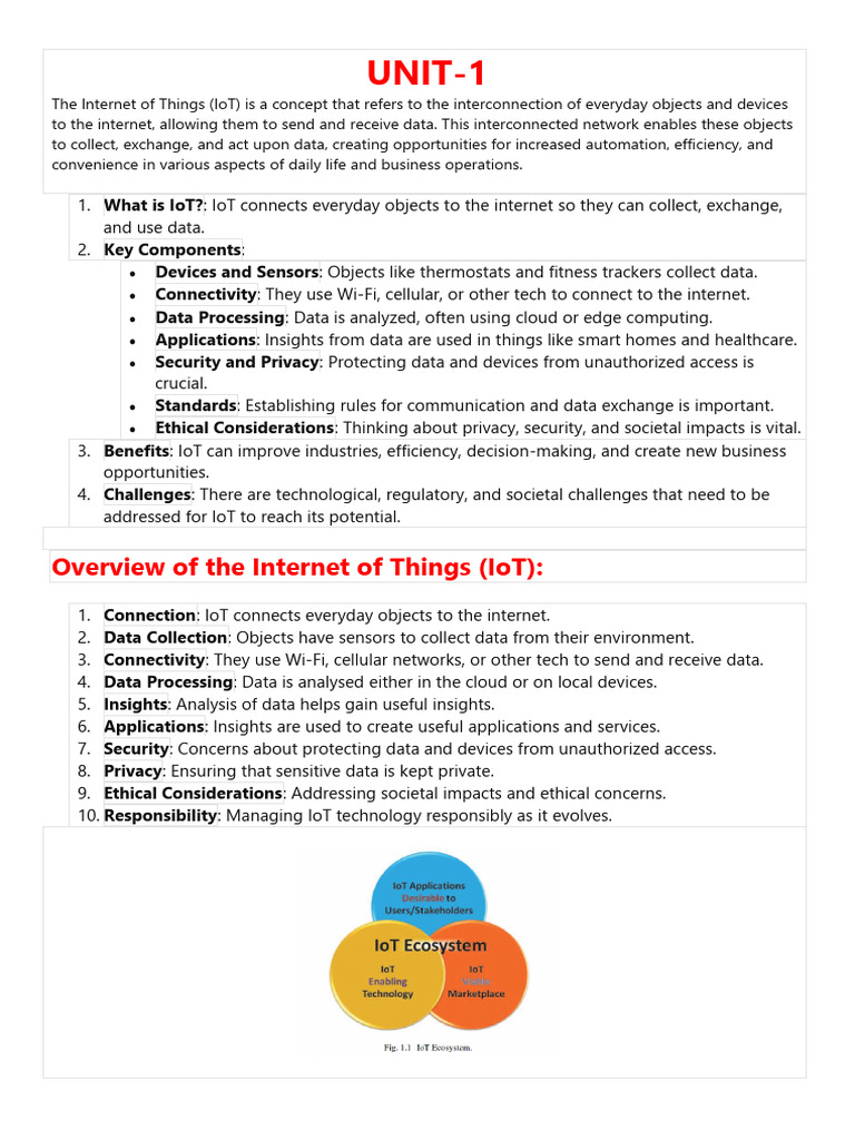 IOT InternetOFThings | PDF | Port (Computer Networking) | Internet Of Things