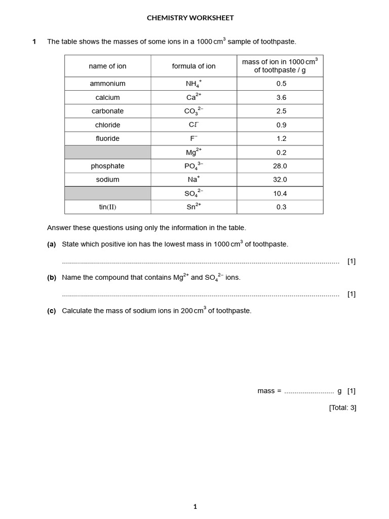 Chemistry Worksheet | Download Free PDF | Chemical Compounds | Nitrogen Chemistry Worksheet | Download Free PDF | Chemical Compounds | Nitrogen