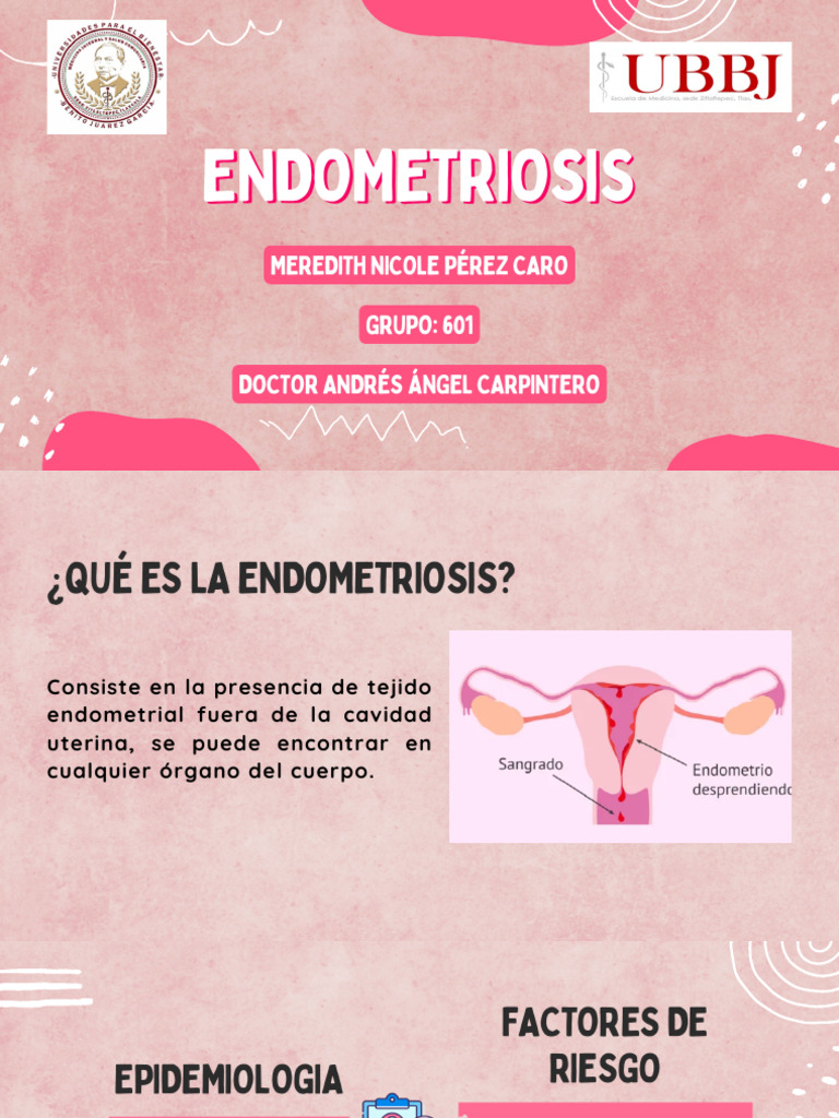 Endometriosis Causas Y Tratamientos Pdf Enfermedades Y Trastornos
