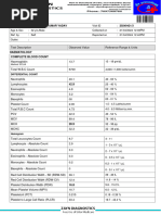 Peripheral Blood Smear Report Sample | PDF