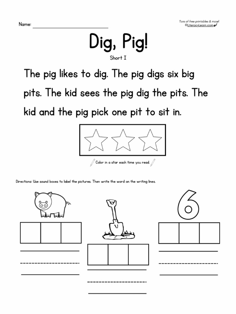 Decodable Story - Short I From | PDF