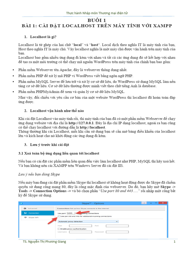 Huong Dan Thuc Hanh Nhap Mon TMDT (T1-2) | PDF