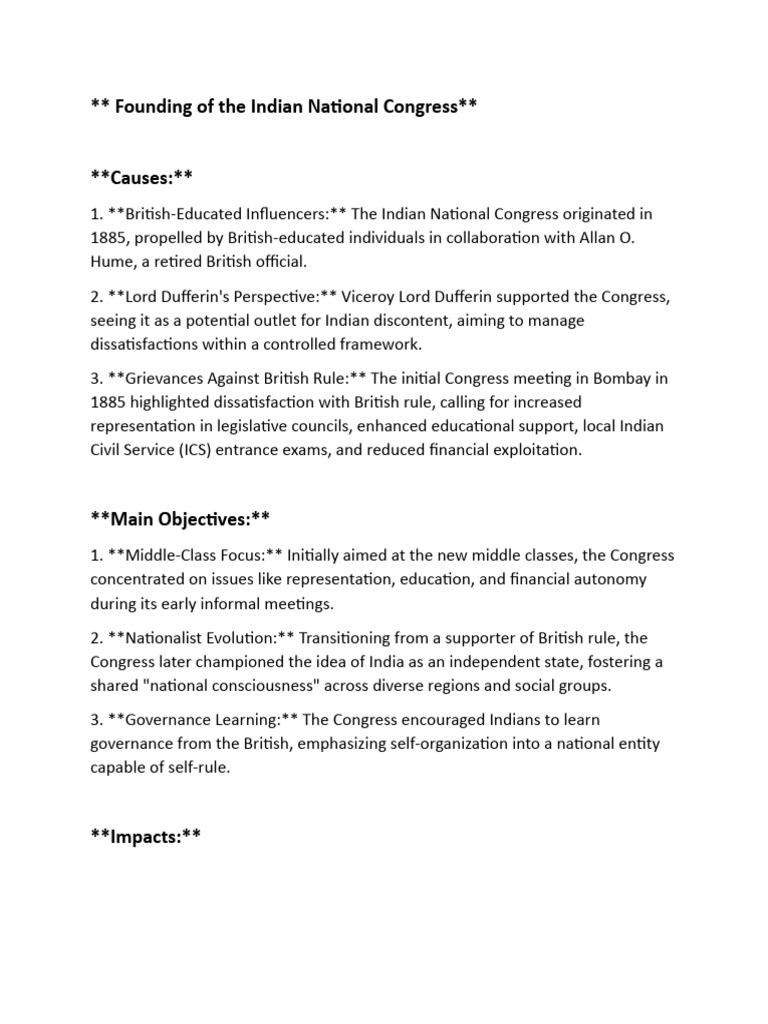 History Notes | PDF | British Raj | South Asia