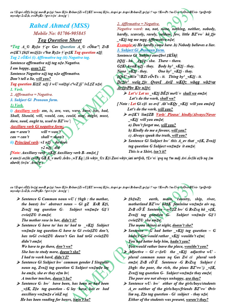 Rahed Ahmed Starlight | PDF | Semantic Units | Syntax