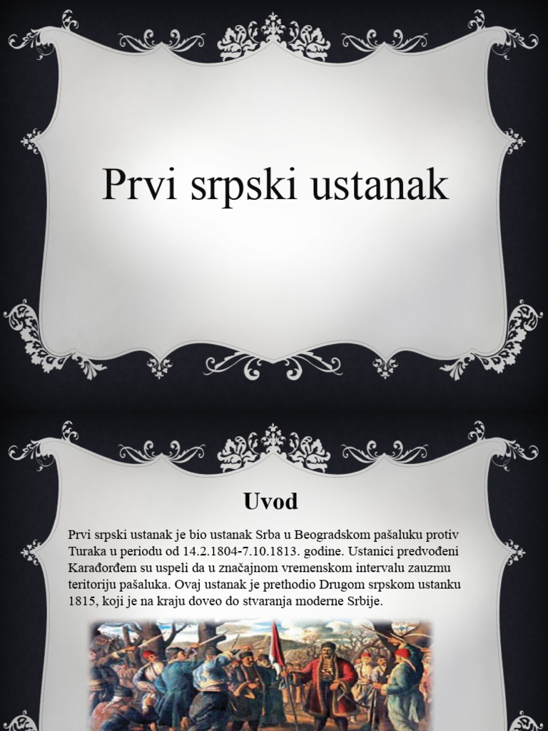 Prvi Srpski Ustanak | PDF