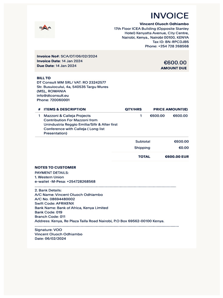 O6-02-2024 Invoice | PDF