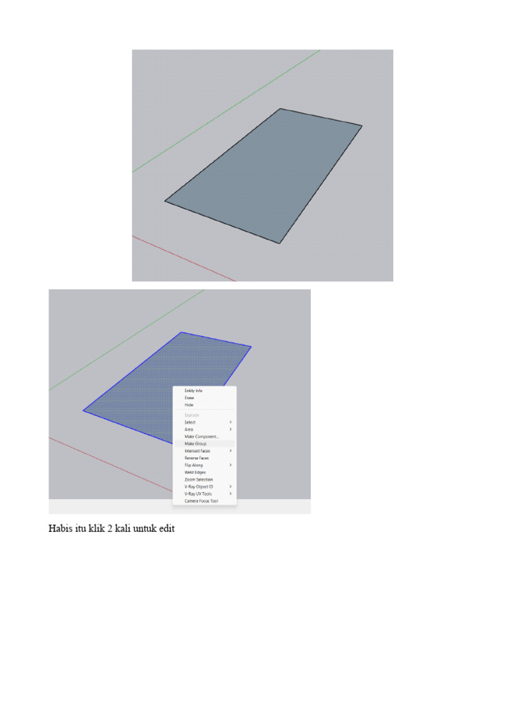 Pembuatan Atap Sketchup | PDF | Griya & Taman