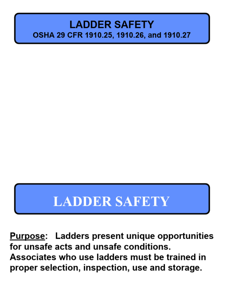 Ladder 1 | PDF | Ladder