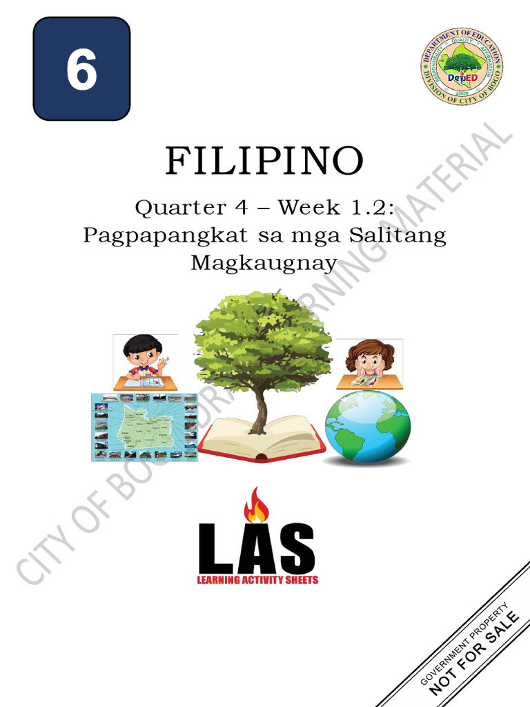 FILIPINO_6_Q4_WK1.2_Pagpapangkat sa mga Salitang Magkaugnay | PDF