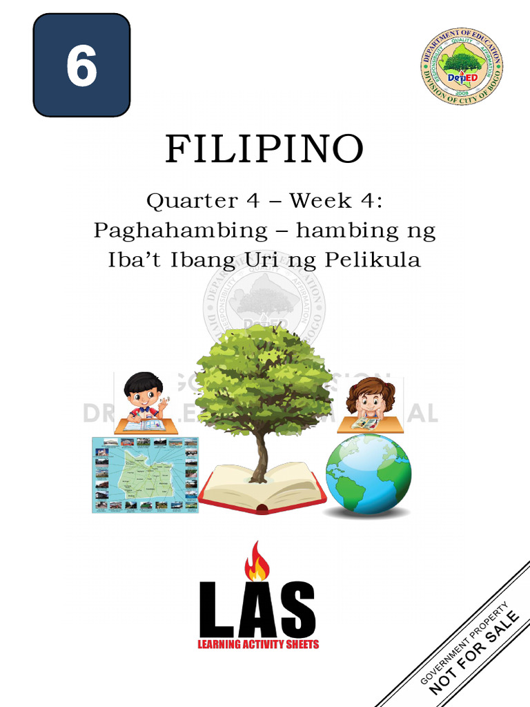 FILIPINO - 6 - Q4 - WK4 - Paghahambing - Hambing NG Iba't Ibang Uri NG Pelikula | PDF