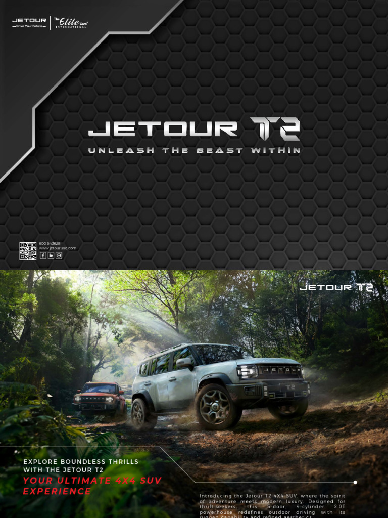 2024 Jetour t2 Brochure | PDF | Airbag | Four Wheel Drive
