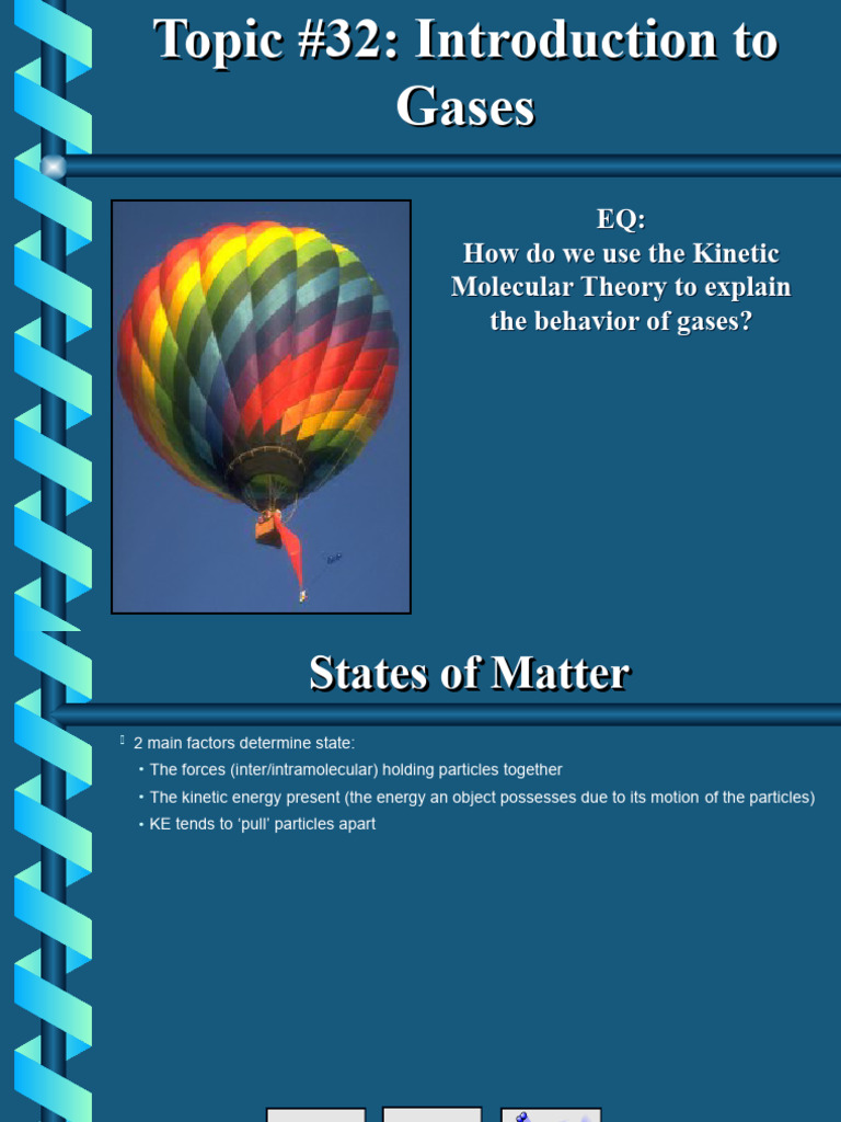 Understanding Gas Laws and Kinetic Theory | PDF | Gases | Pressure