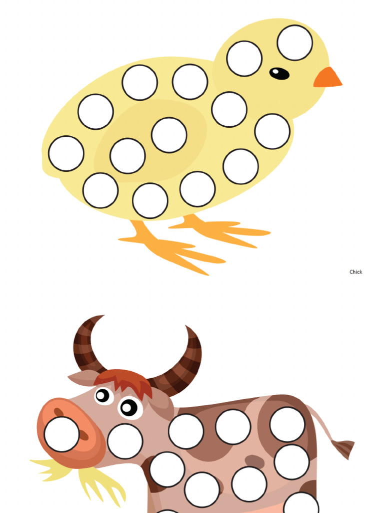 Farm Do A Dot Printables | PDF