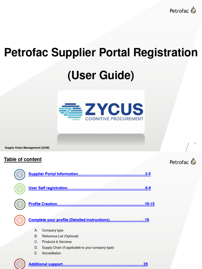 Petrofac Supplier Portal Guide | PDF | Supply Chain Management | Supply Chain