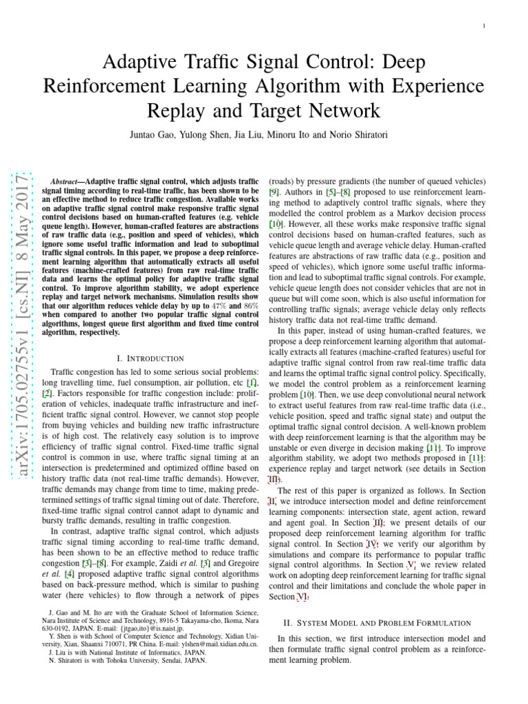 Deep Reinforcement Learning Algorithm With Experience Replay And Target Network Download Free
