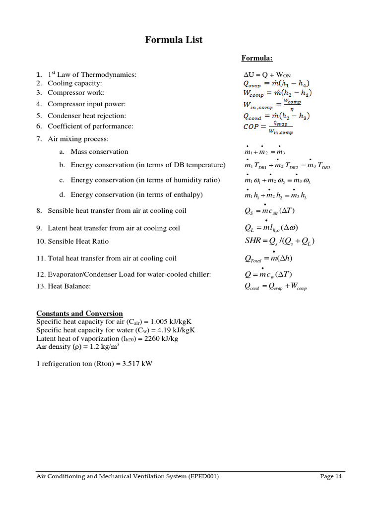 Rton to kW Conversion in HVAC Systems | PDF | Science & Mathematics