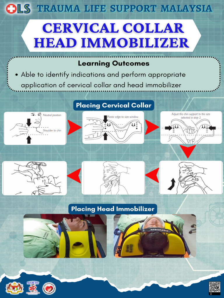 Cervical Collar and Limb Splint Application Guide | PDF | Science ...