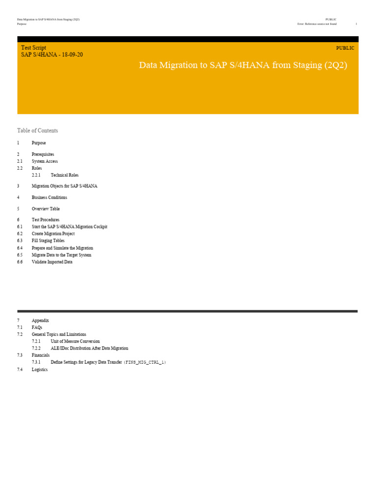 2Q2 S4hana2020 BPD en XX | PDF | Databases | Documentation