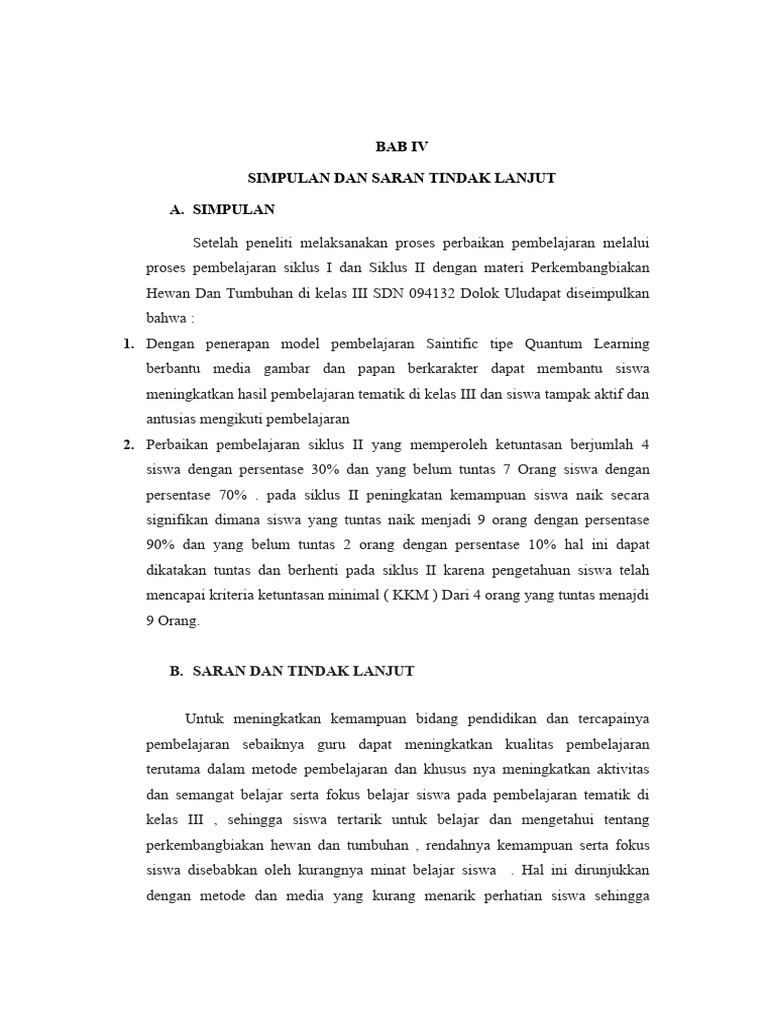 Draft Bab 4 && Sebagian Lampiran | PDF | Karier & Perkembangan