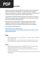 Weekly Boarding Essentials Packing List | PDF