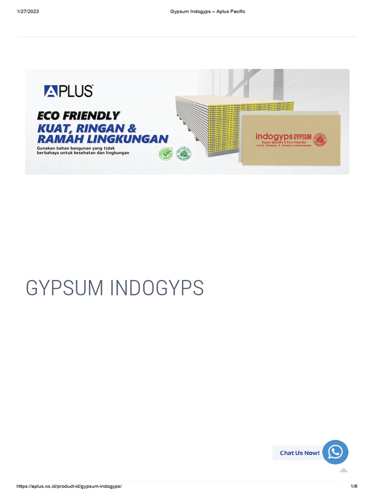 Gypsum Indogyps - Aplus Pacific | PDF | Bisnis