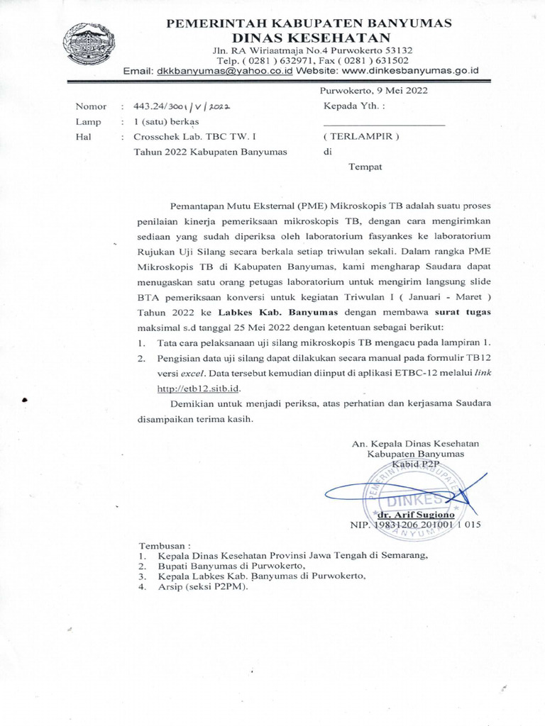 Crosscheck Lab TBC TW I TH 2022 | PDF