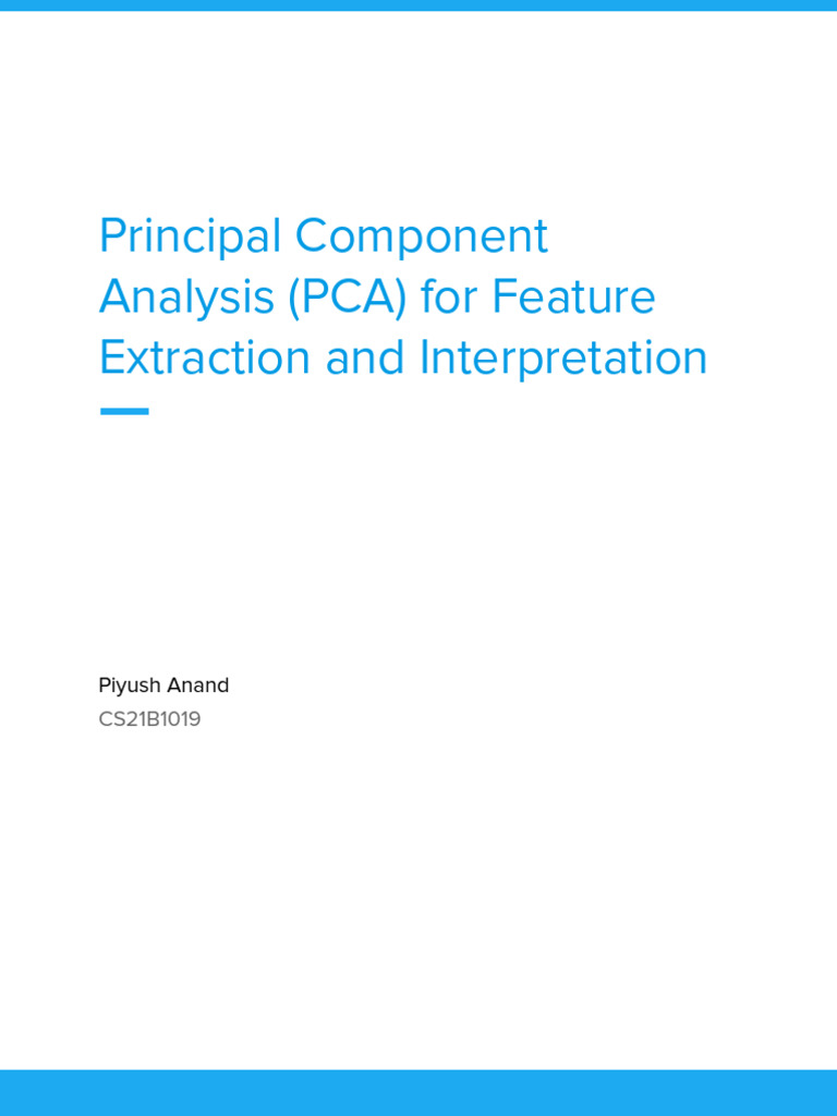 PCA Assgn 2 | PDF | Principal Component Analysis | Data Analysis