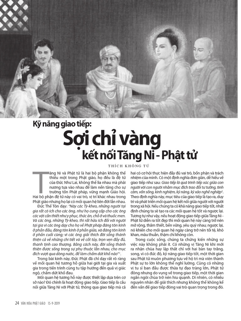 Ky Nang Giao Tiep Danh Cho Tang Ni | PDF