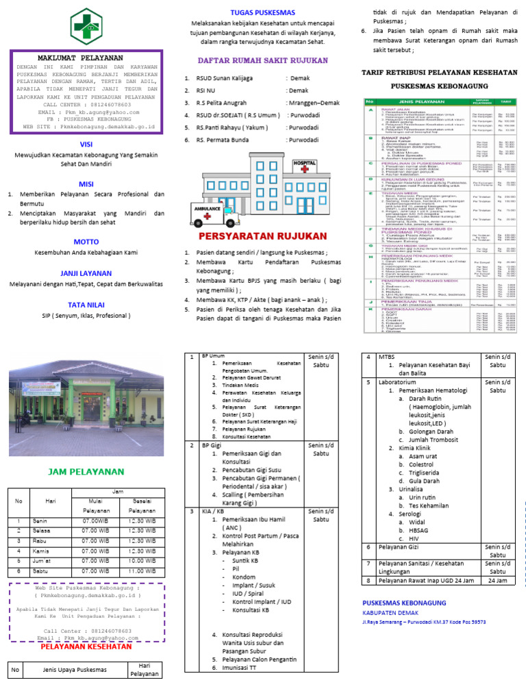 Leflet Puskesmas | PDF