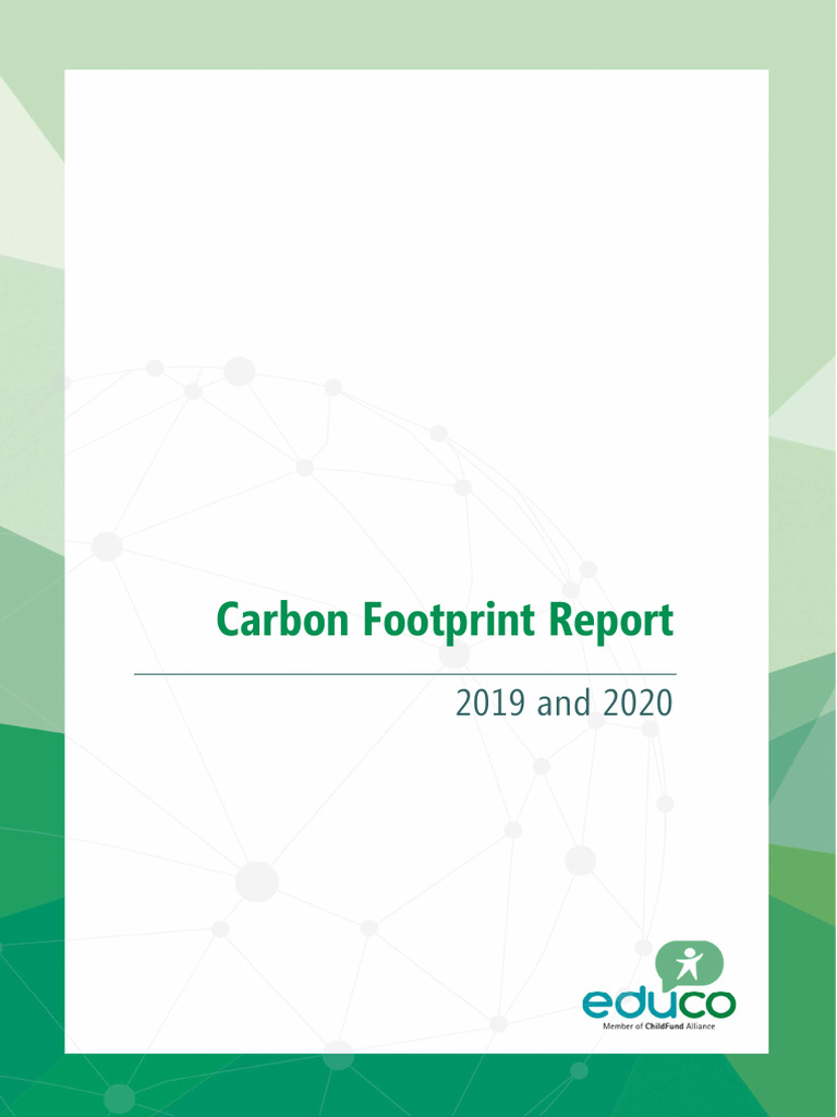 Carbon Footprint Report 2019 2020 | PDF | Carbon Footprint | Emission ...