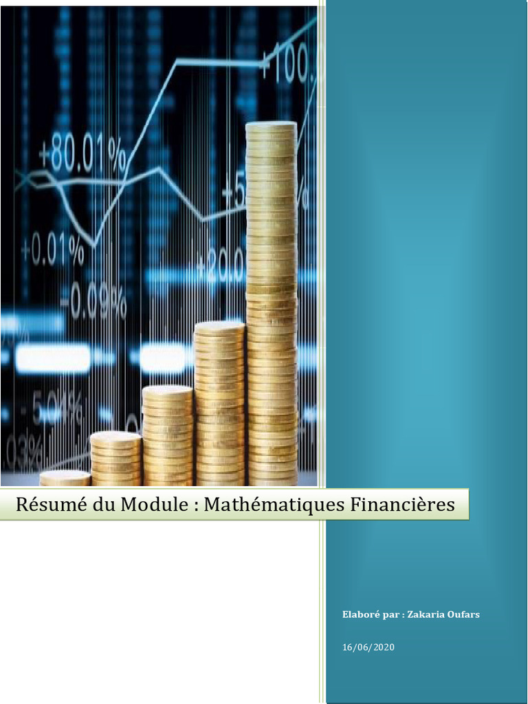 Résumé des Mathématiques Financières | PDF | Prêts | Comptabilité ...